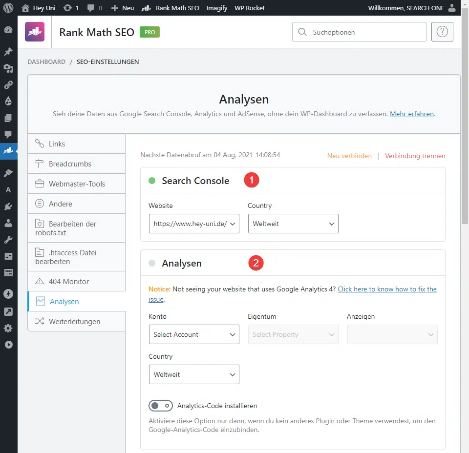 Update: Rank Math Pro Testbericht + Tutorial inkl. der neuen Content AI ...